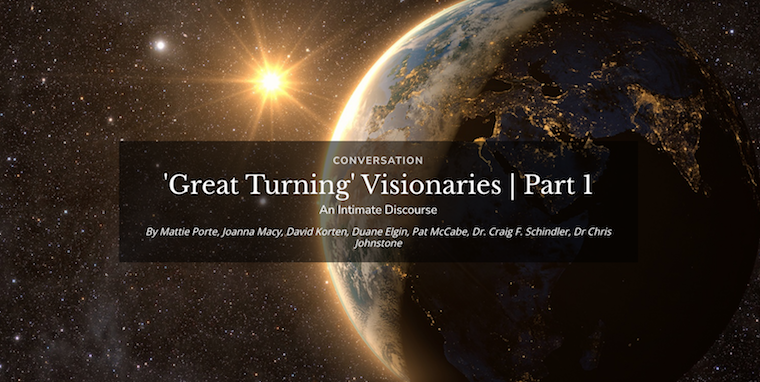 Our Great Turning Visionaries featured in Kosmos Journal